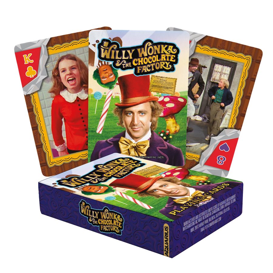 Jeu de cartes Willy Wonka